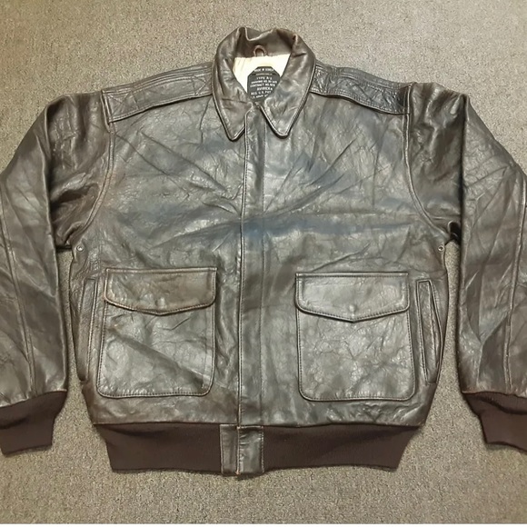 Avirex | Jackets & Coats | Avirex A2 Vintage 9s Leather Bomber Jacket | Poshmark